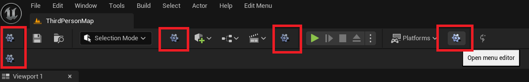 Extending Tool Menus in the Editor via C++ – Tools Development Blog