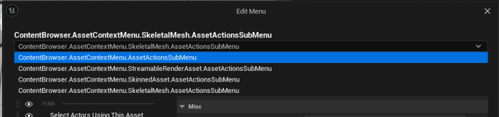 Extending Tool Menus in the Editor via C++ – Tools Development Blog